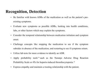 Introduction to adverse drug reactions & Management of ADR.pptx