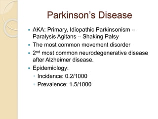 Management of advanced parkinson’s disease | PPTX