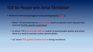 Management of atrial fibrillation (summary) | PPTX | Heart and ...