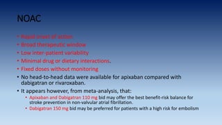 Management of atrial fibrillation (summary) | PPTX | Heart and ...