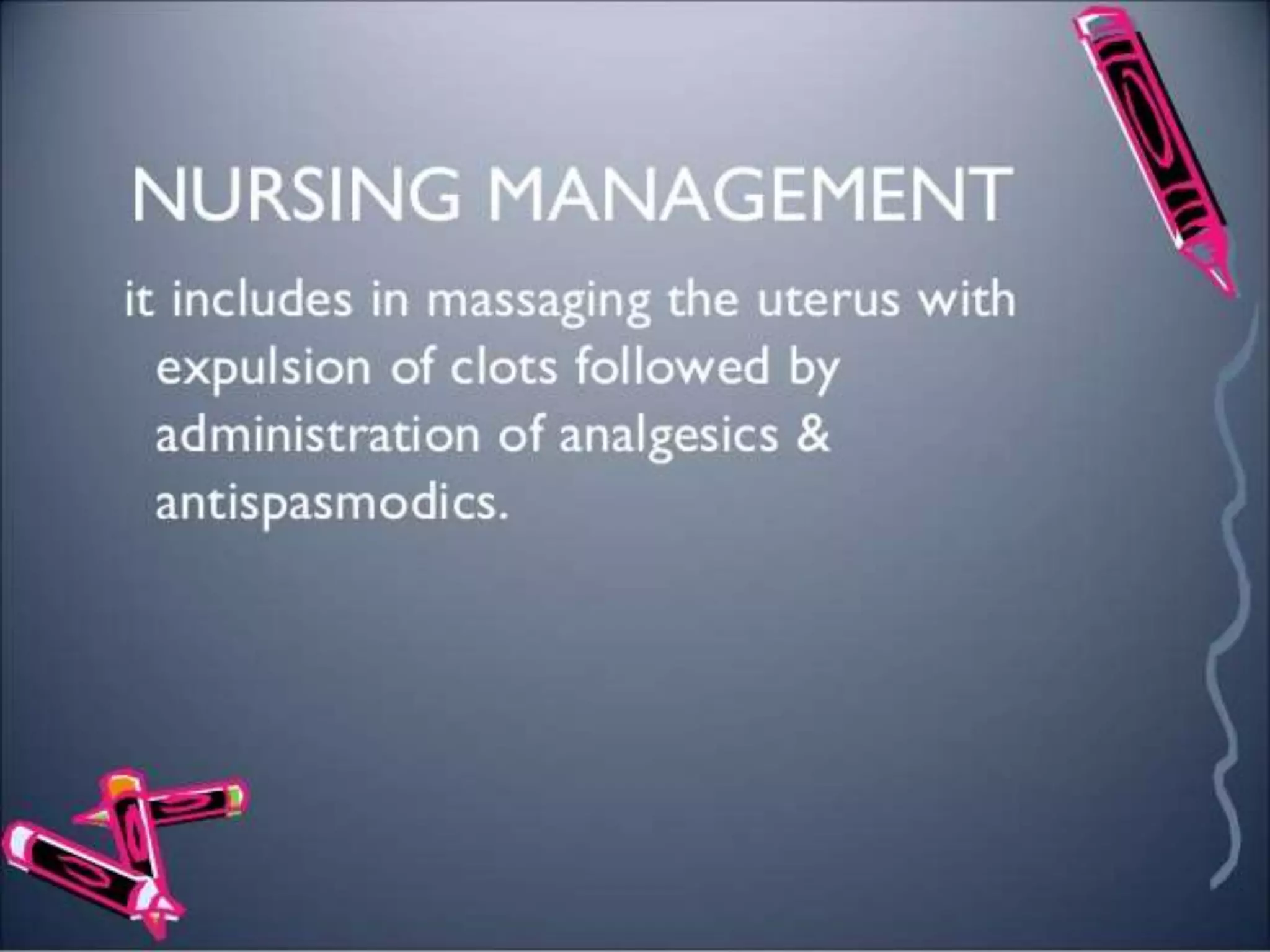 Management of ailment during puerperium | PPTX