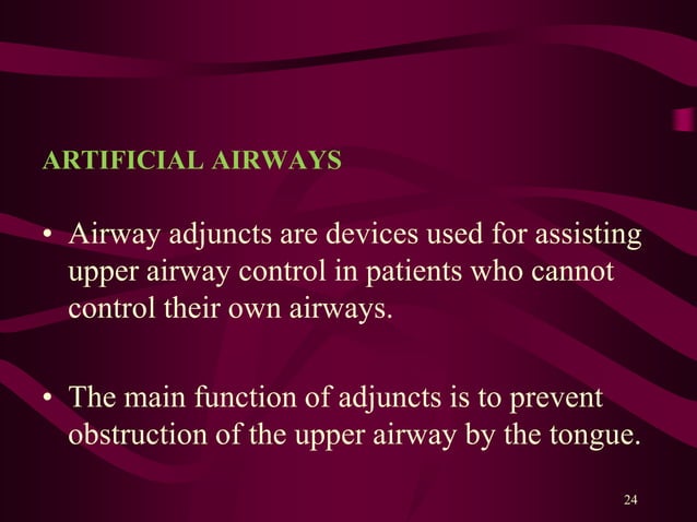 Management of airway in unconscious patient | PPT | Air Travel | Travel ...