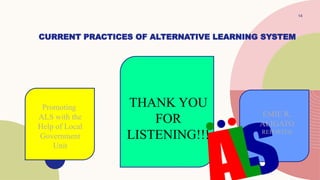 CURRENT PRACTICES OF ALTERNATIVE LEARNING SYSTEM.pptx