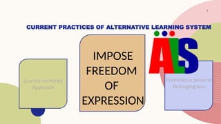 CURRENT PRACTICES OF ALTERNATIVE LEARNING SYSTEM.pptx