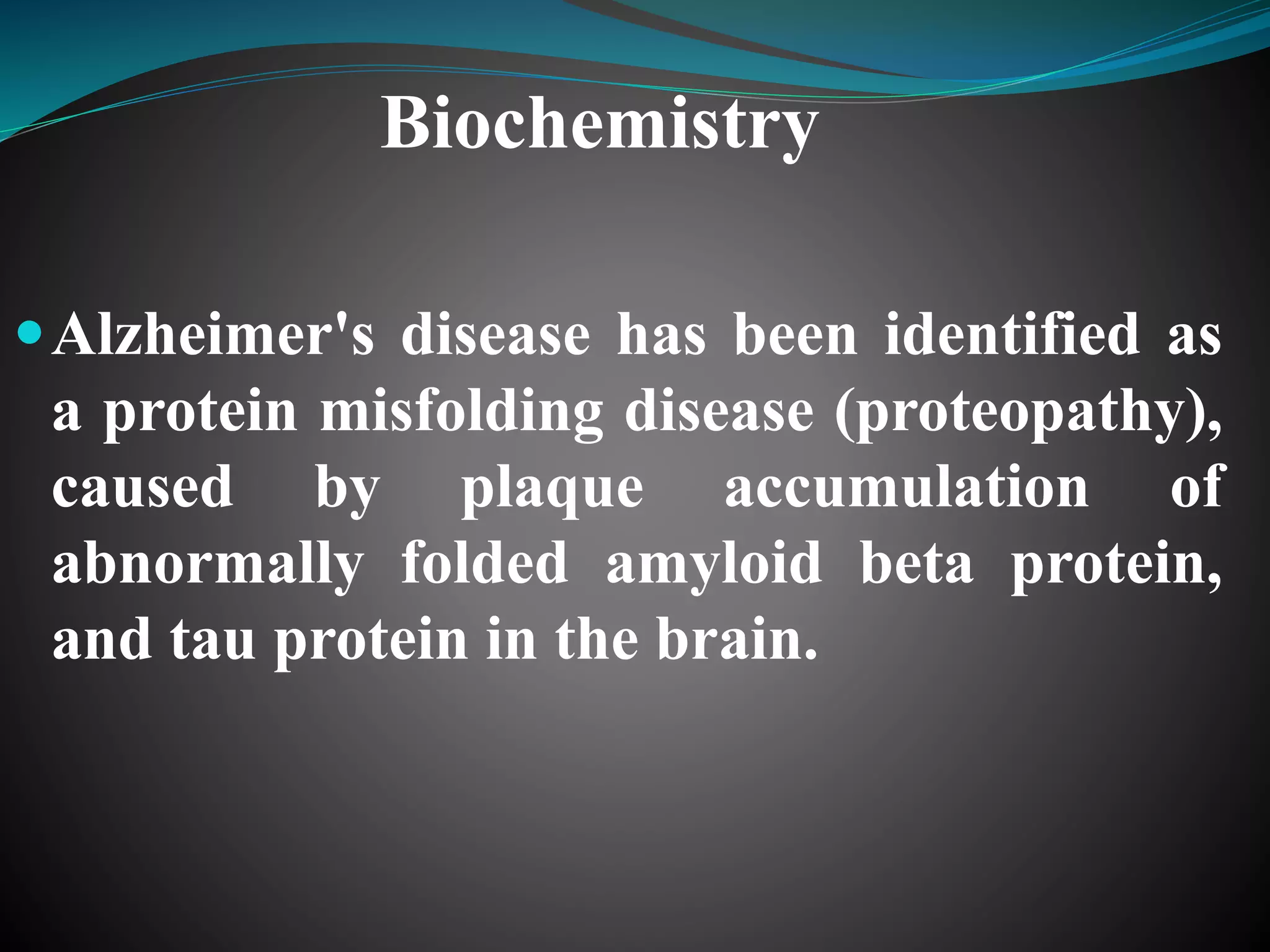 Recent advances in the management of alzheimers disease | PPT