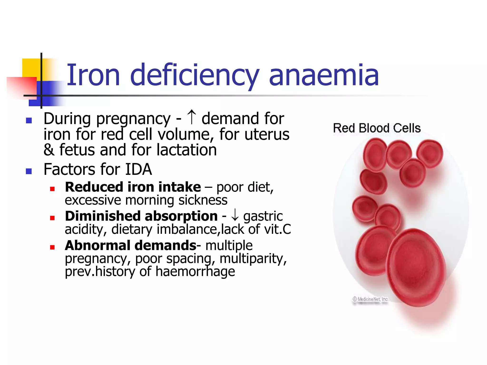 Management of anaemia in pregnancy nurses | PDF
