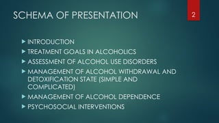 MANAGEMENT OF AN MANAGEMENT OF AN ALCOHOLIC.pptx | Substance Abuse ...
