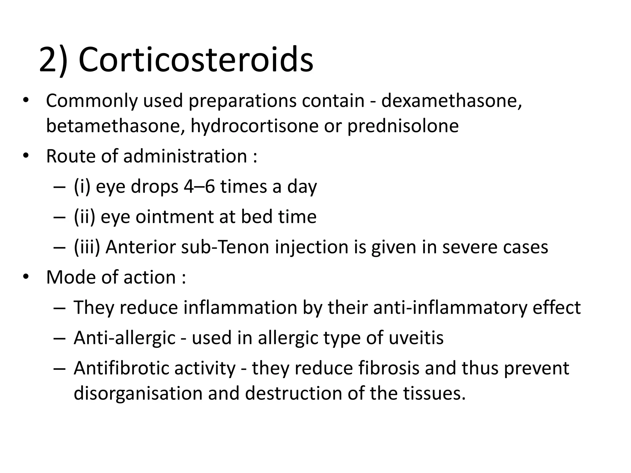 Management of Anterior uveitis.pptx