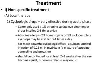 Management of Anterior uveitis.pptx