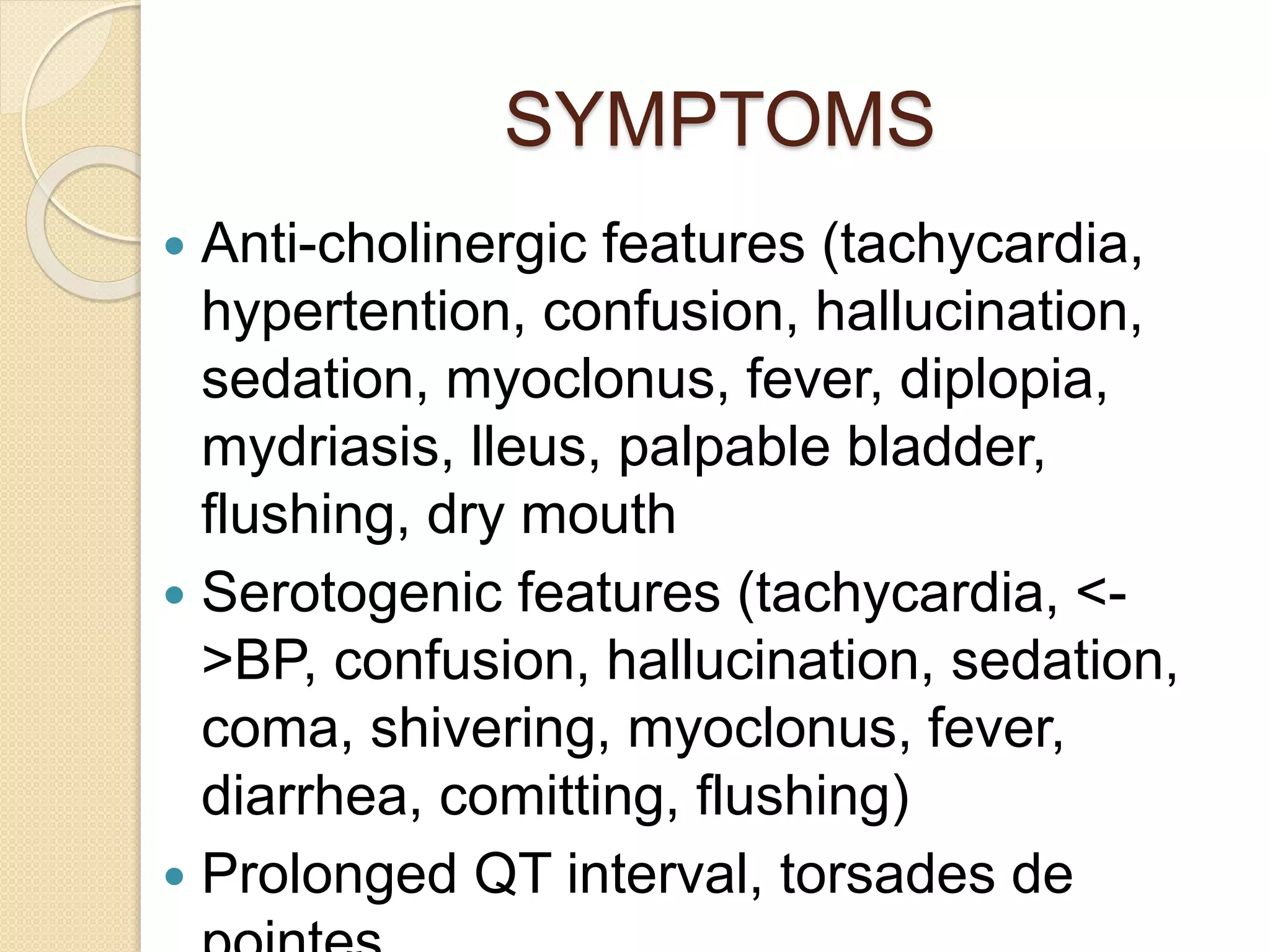 Management of antipsychotic overdose | PPTX