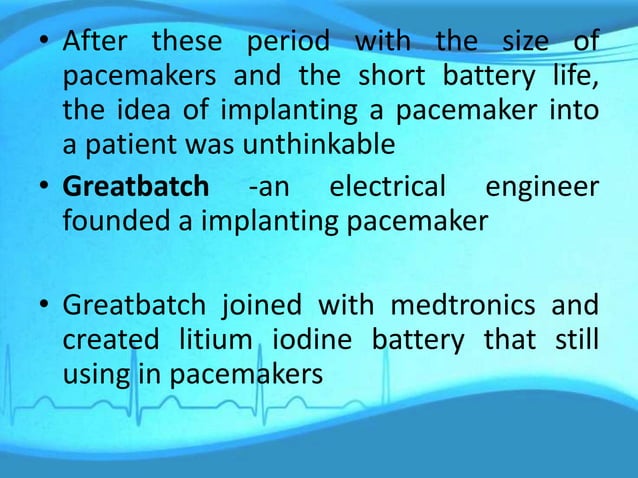 Management of a patient with pacemaker | PPTX