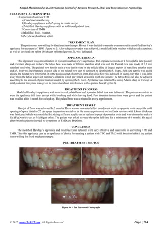 Management of a patient with temporomandibular disorder and trauma from ...