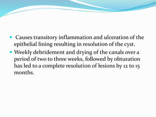 Management of apical lesions | PPTX