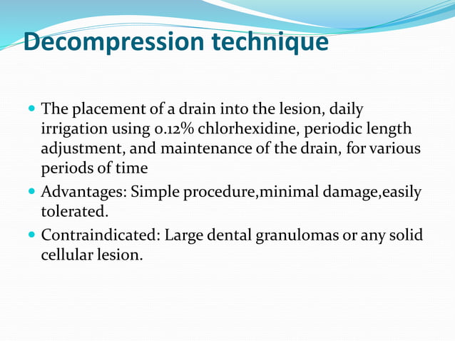 Management of apical lesions | PPTX