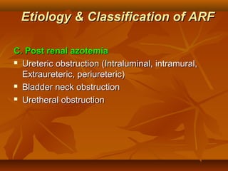 Management of arf | PPT | Blood Disorders | Diseases and Conditions
