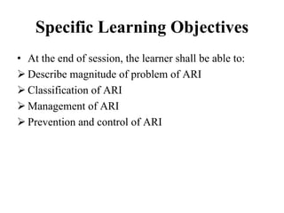 Management of ari | PDF