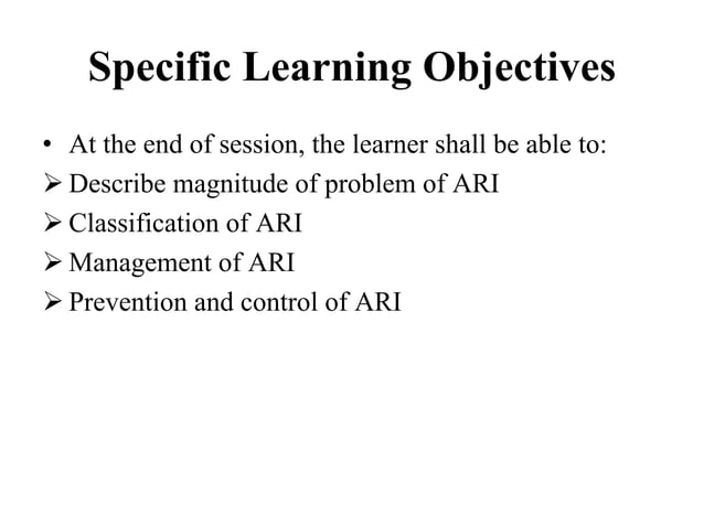 Management of ari | PDF | Lung and Respiratory Health | Diseases and ...