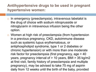 Management of Arterial Hypertension in Pregnancy | PPTX