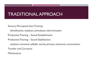 Management of articulation | PPT