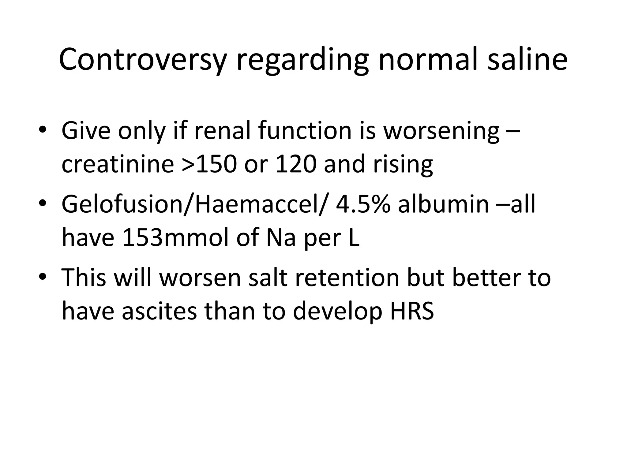 Management of ascites | PPTX