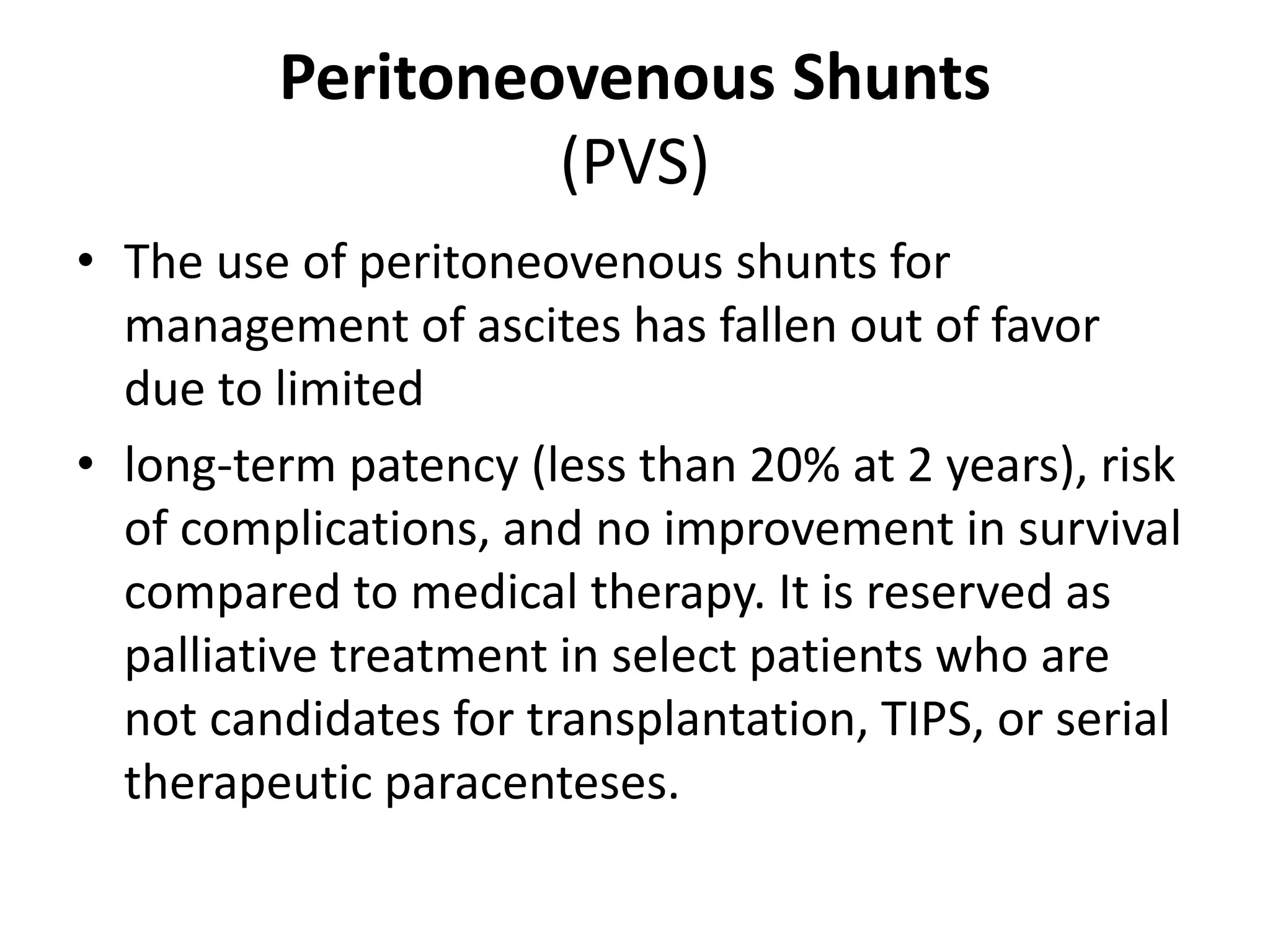 Management of ascites | PPTX