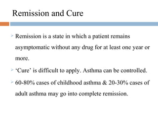 Management of asthma | PPT