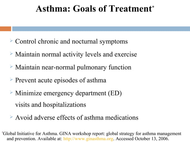 Management of asthma | PPT | Lung and Respiratory Health | Diseases and ...