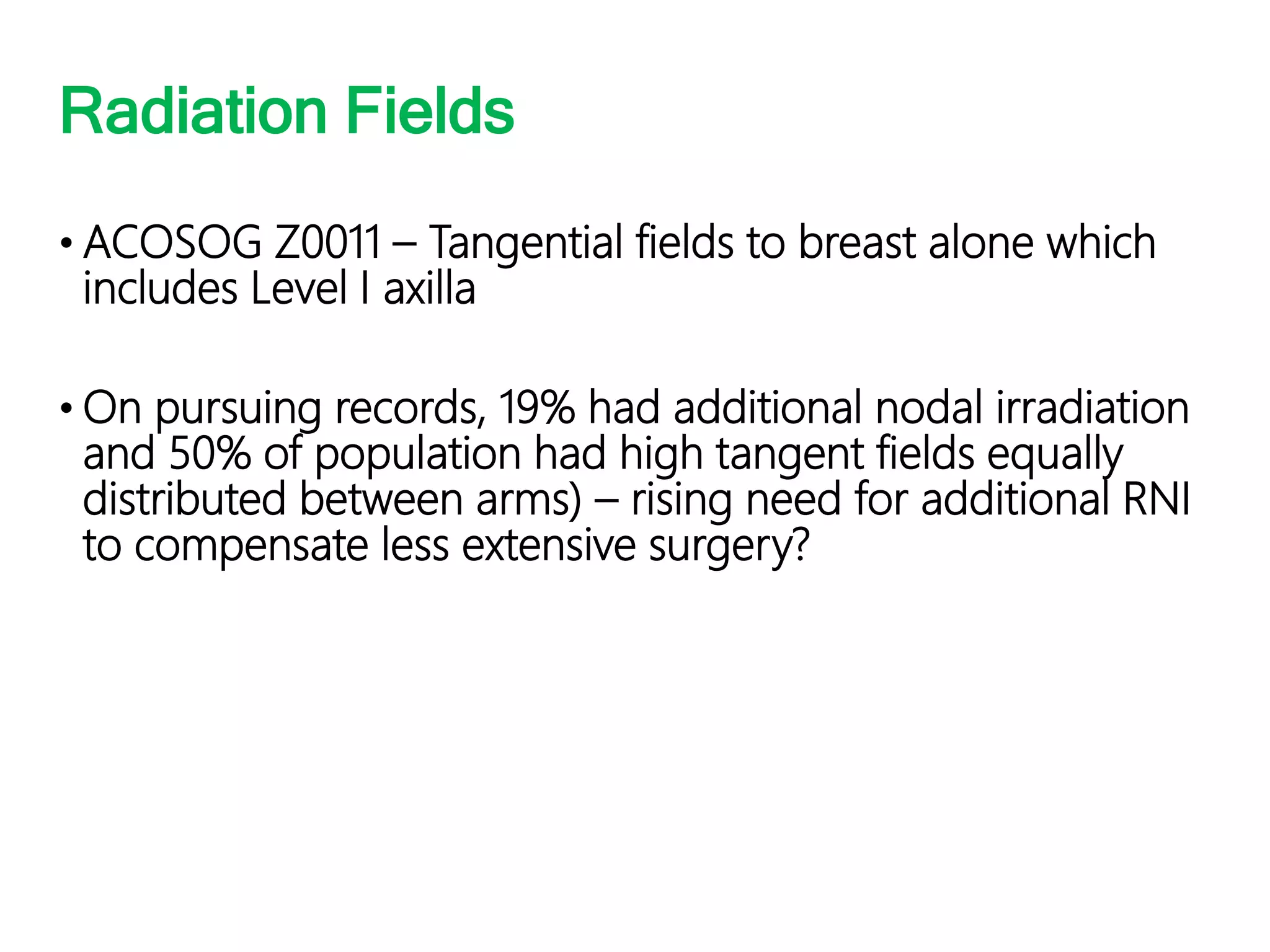 Management of Axilla in Breast Cancer | PPTX
