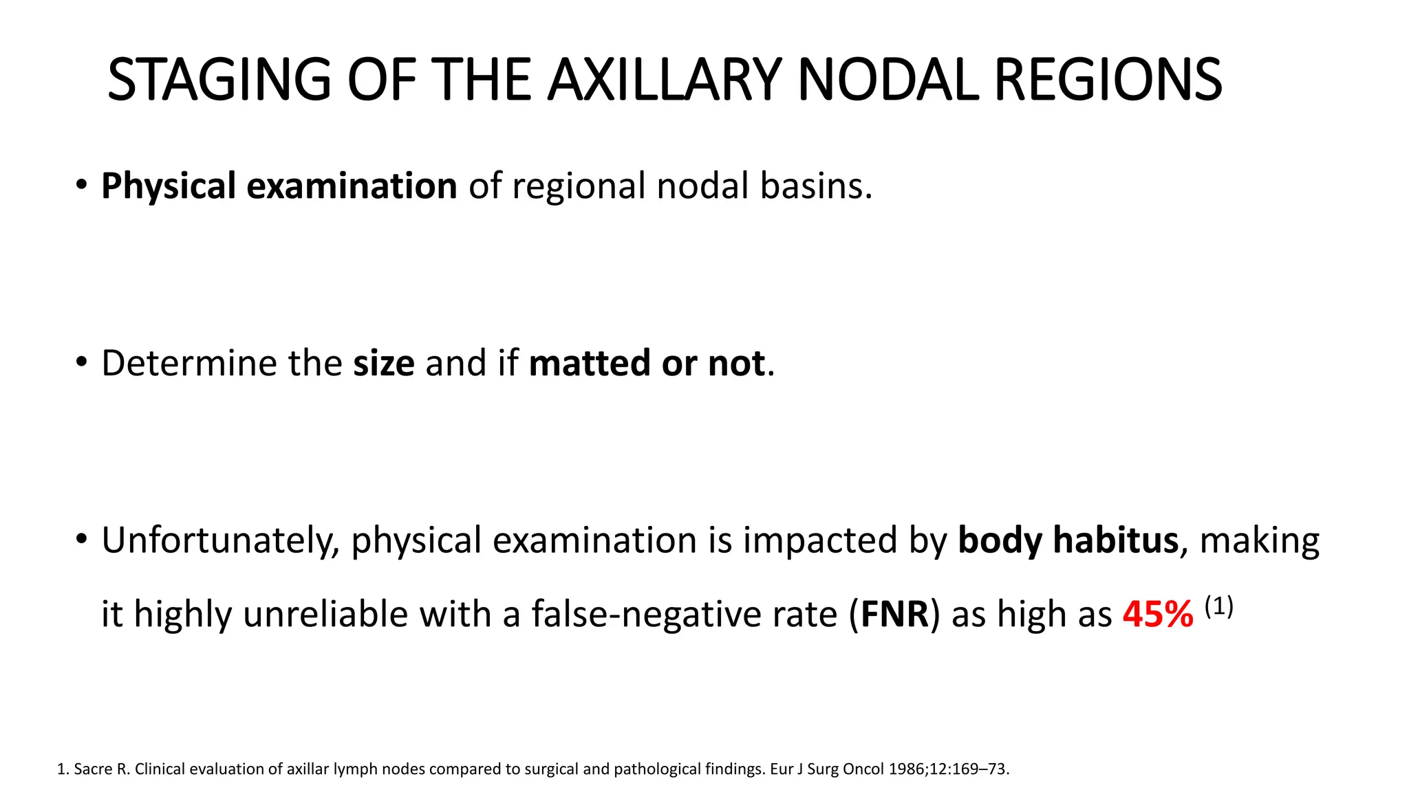 Management of axilla in carcinoma breast | PPTX