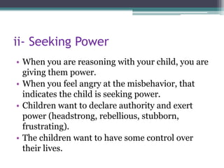 Management of behavior problems in children | PPTX