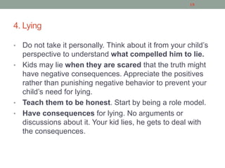 Management of behaviour | PPTX