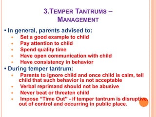 Management of behavioural disoder of children | PPTX