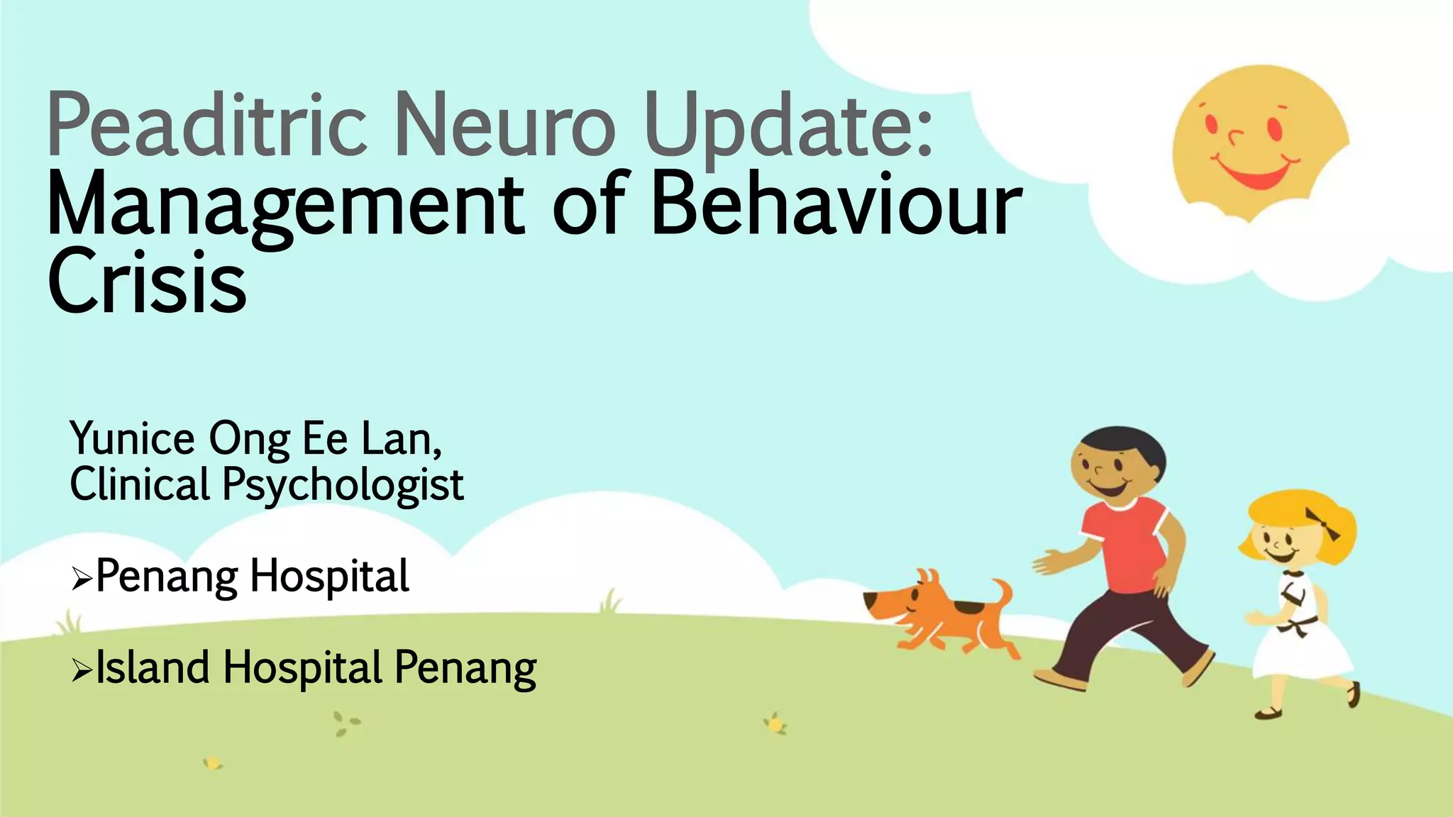 Management of behaviour crisis | PDF