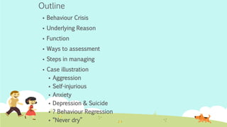 Management of behaviour crisis | PPT