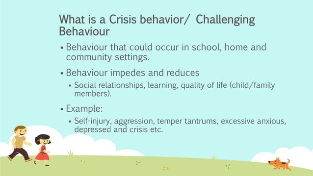 Management of behaviour crisis | PPT