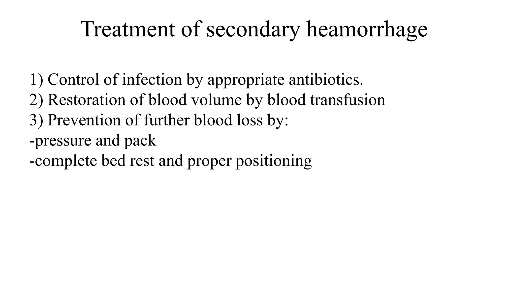 Management of bleeding | PPTX
