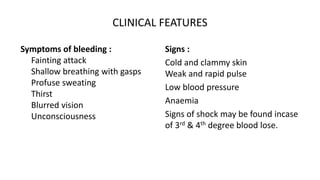 Management of bleeding | PPTX | First Aid | Injuries