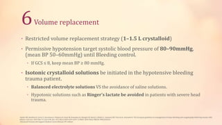 Management of bleeding in trauma | PPTX