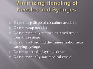 Management of blood exposure and needle stick injuries | PPTX