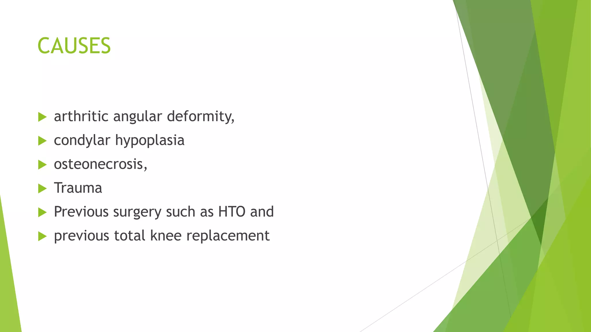 TOTAL KNEE REPLACEMENT (TKR) correction of varus and tibial bone defect ...