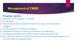 Management of bone disease in cystinosis | PPTX