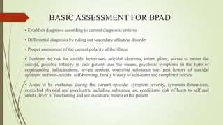 MANAGEMENT OF BIPOLAR AFFECTIVE DISORDER pptx | PPTX