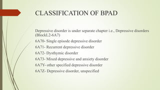 MANAGEMENT OF BIPOLAR AFFECTIVE DISORDER pptx | PPTX
