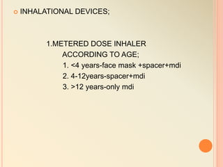 MANAGEMENT OF BRONCHIAL ASTHMA IN CHILDREN.pptx