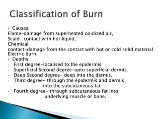 Management of burn | PPTX