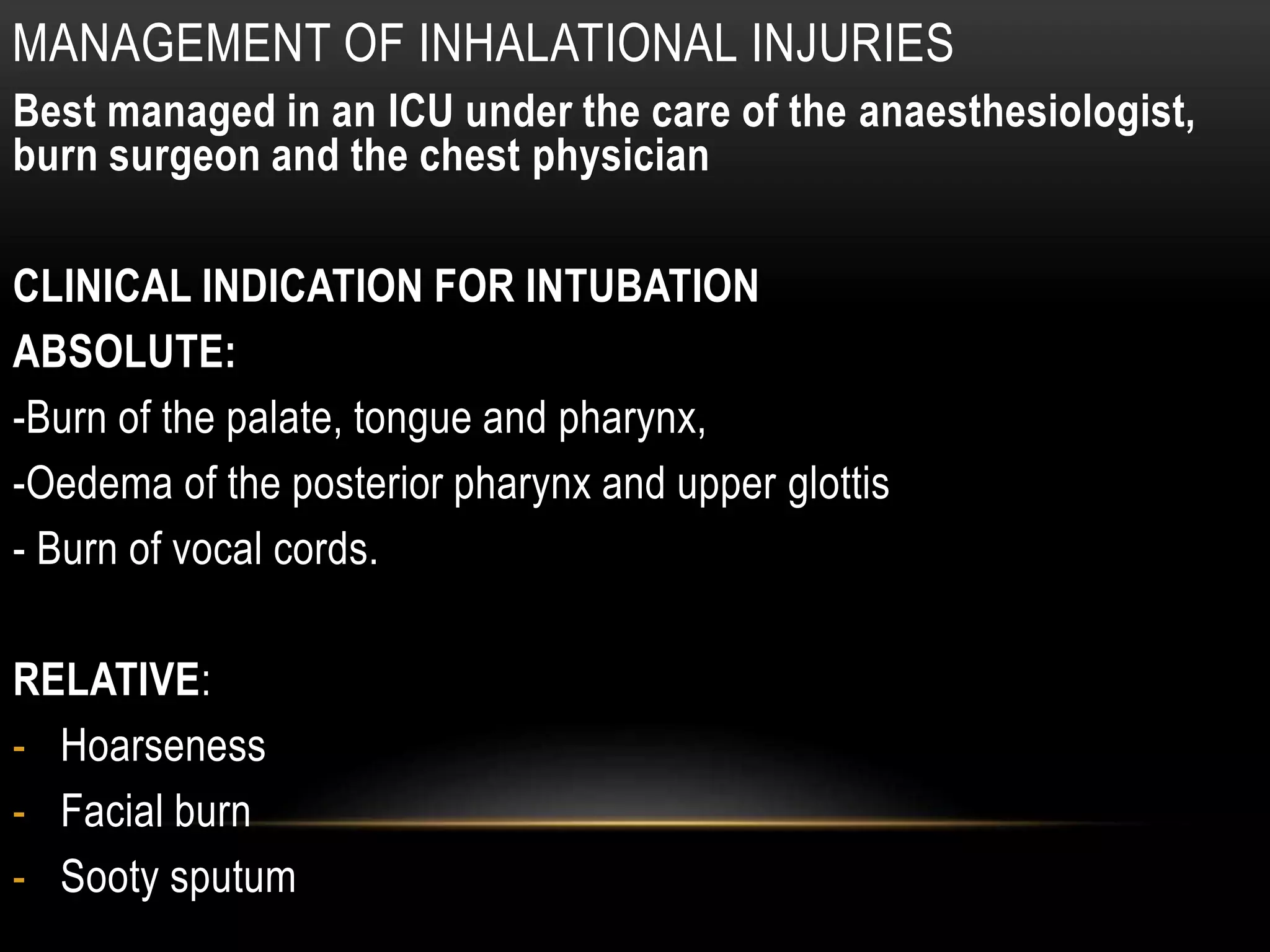 Management of burn injuries | PPTX