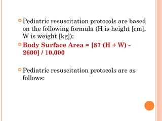 Management of burn in pediatric patients | PPT