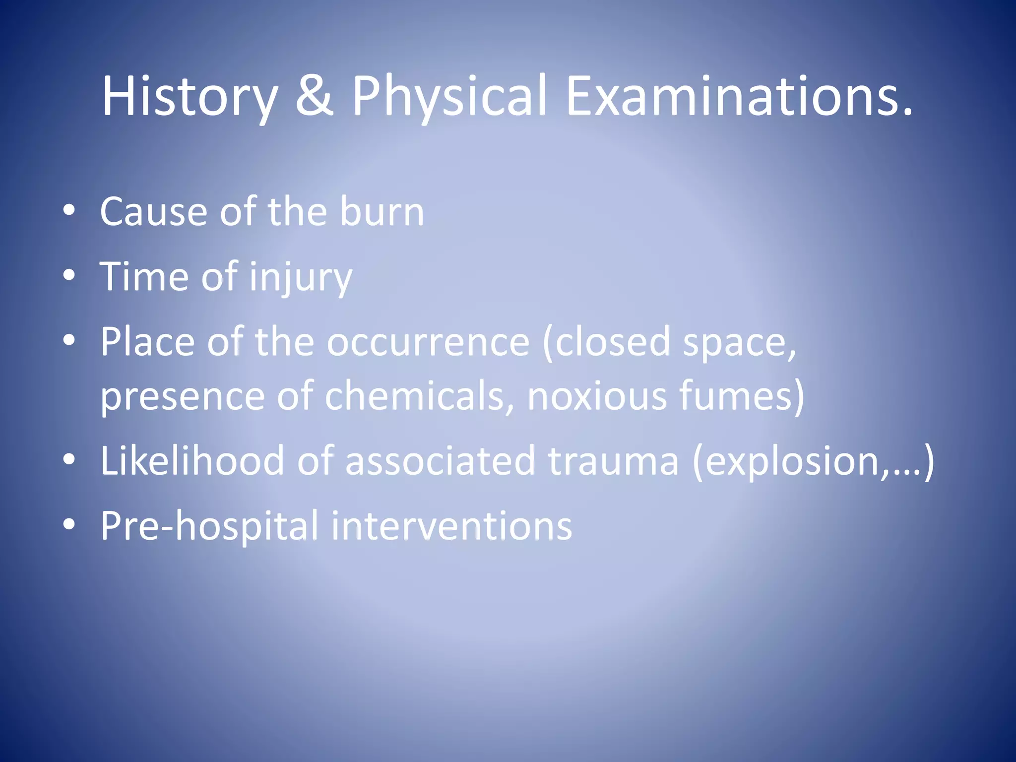 Management of burns | PPTX