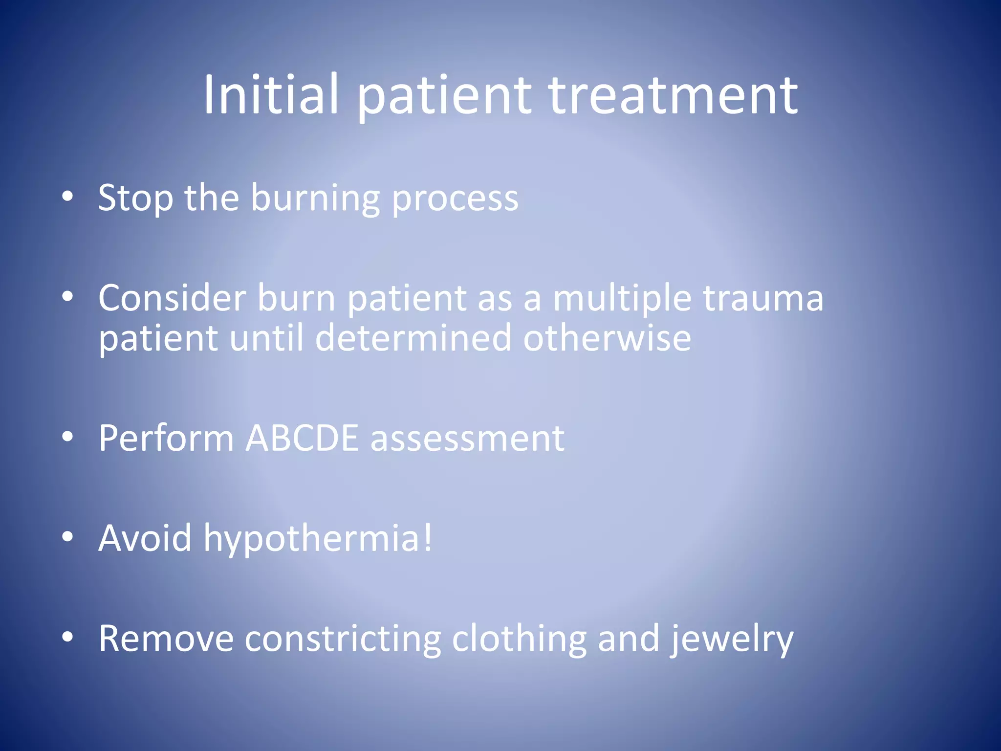 Management of burns | PPTX