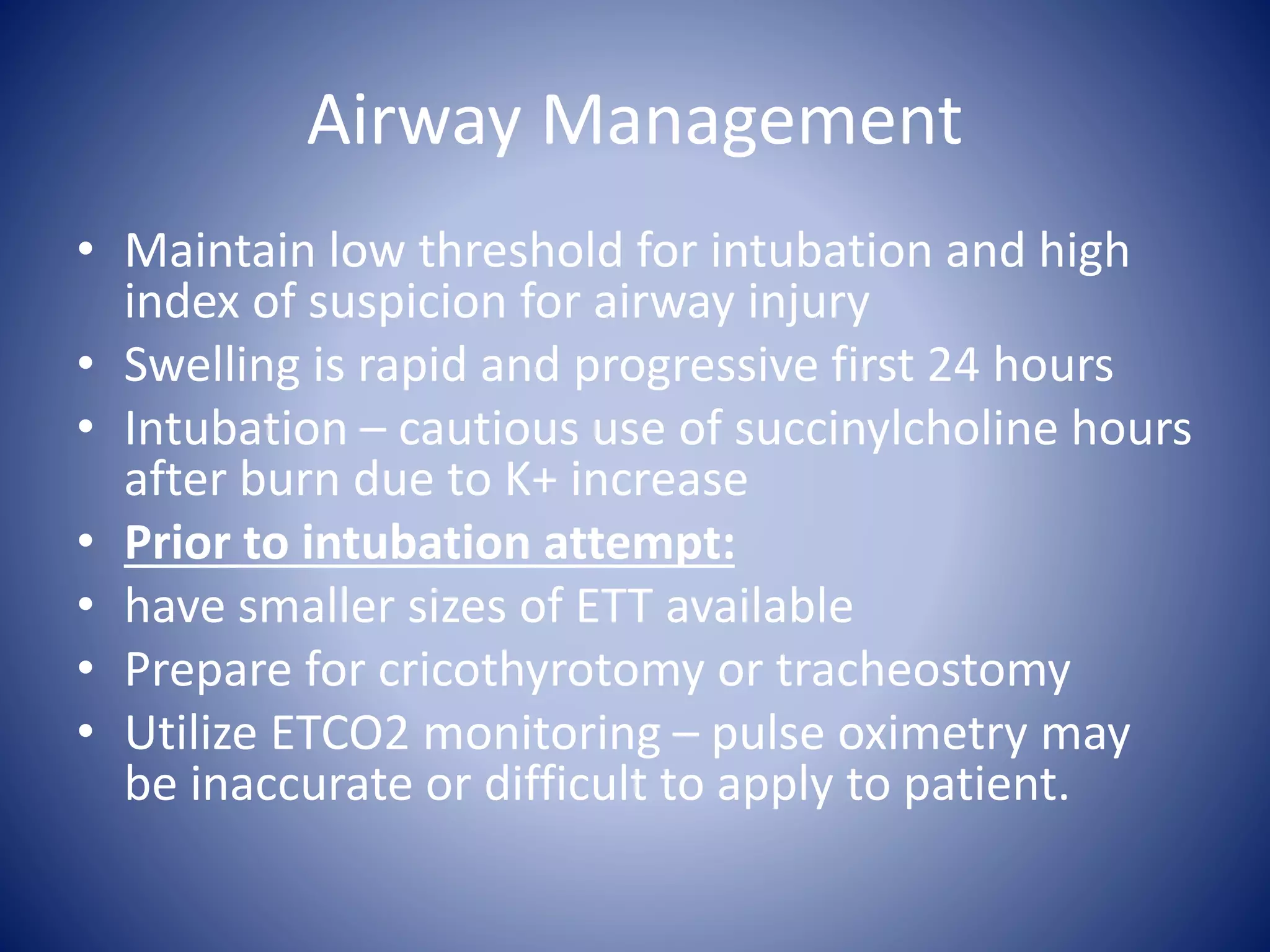 Management of burns | PPTX
